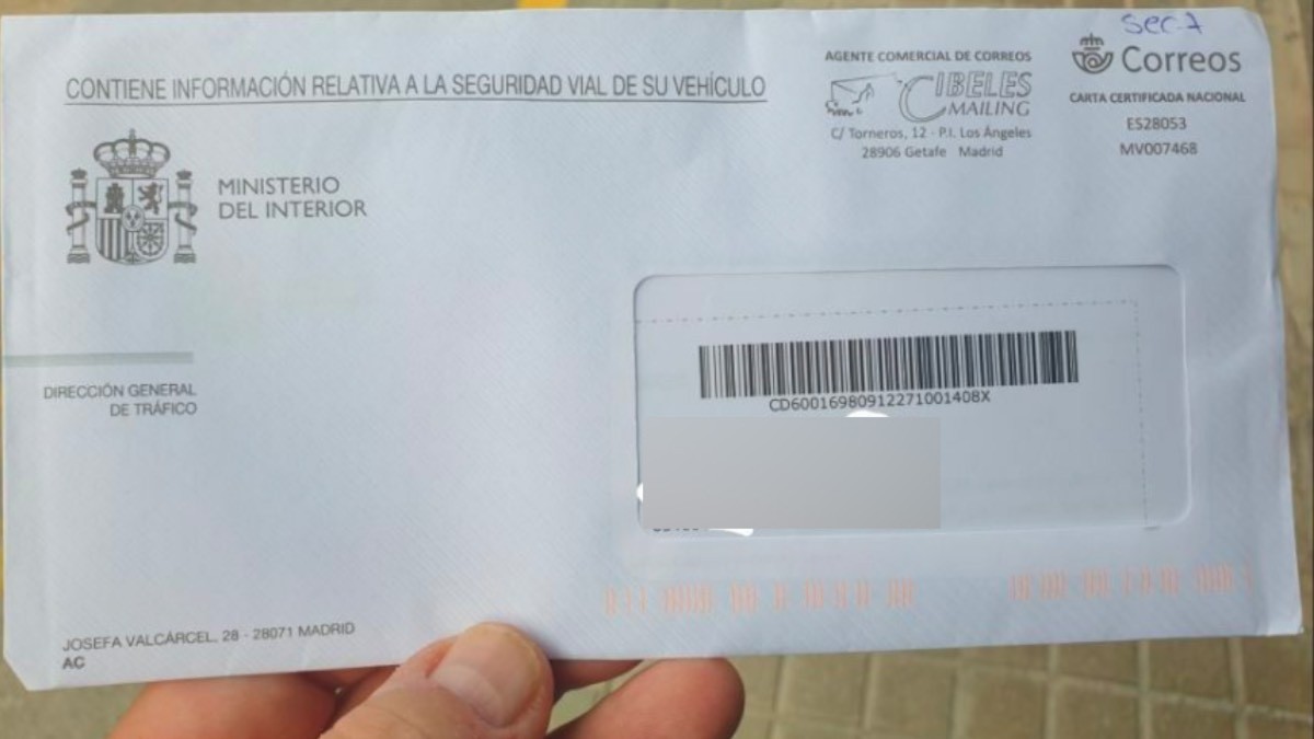 La DGT envía estas cartas a casa antes de acabar el año