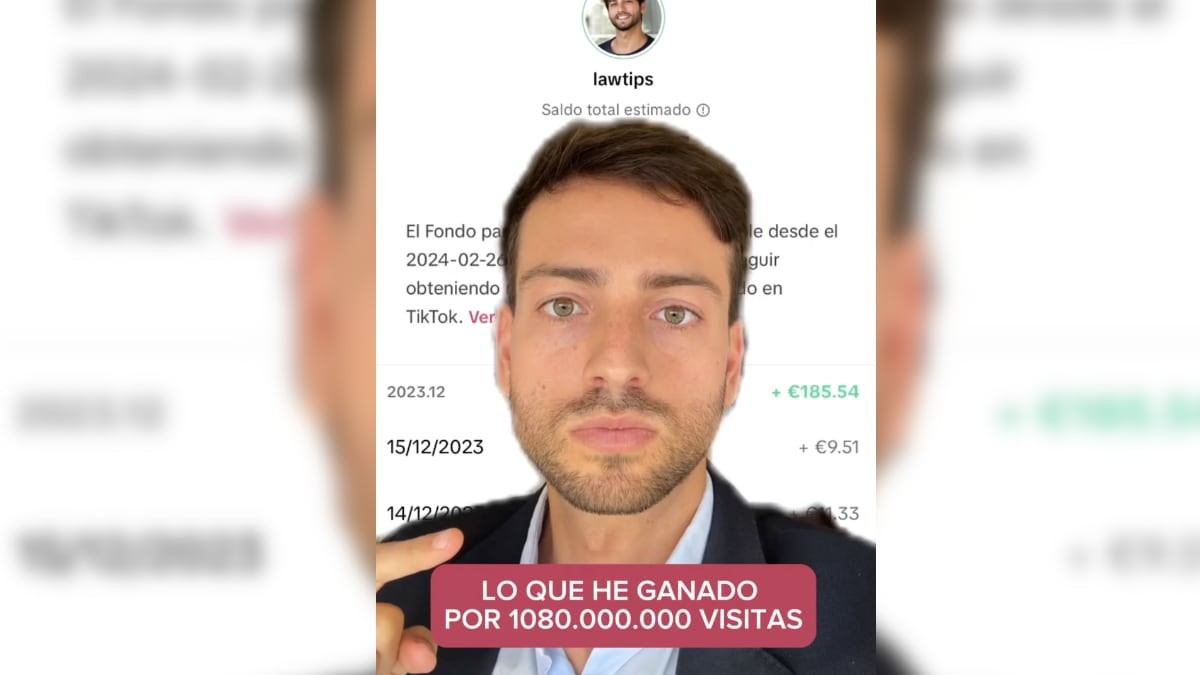 Soy abogado influencer y esto es lo que he ganado en TikTok con 1.080 ...