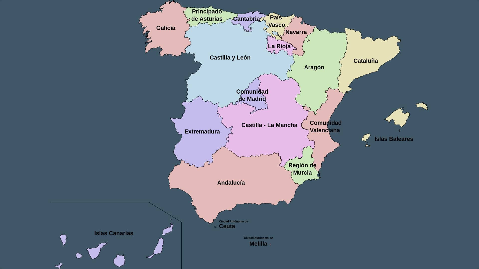 ¿Cuántas comunidades autónomas hay en España, dónde hay más provincias ...