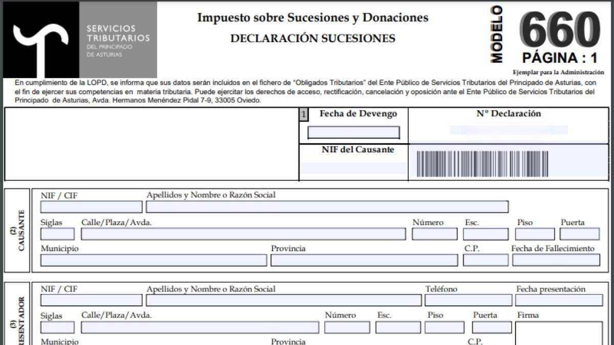 Impuesto de Sucesiones en Asturias: esto tienen que pagar los herederos y así hay que presentarlo